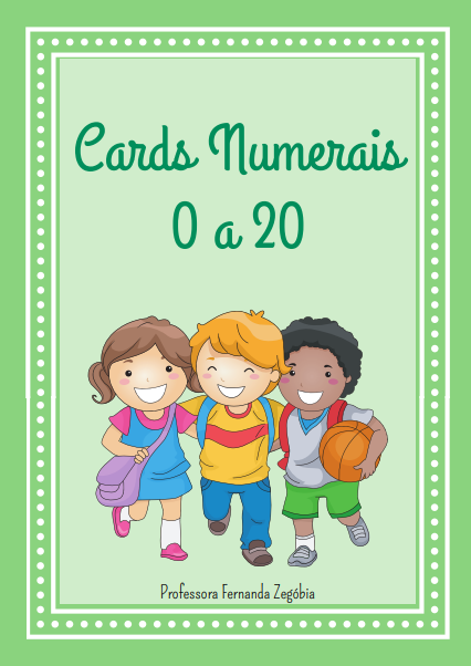 Cards Numerais de 0 a 20 – Recursos Pedagógicos Inovadores – Patricia Pasin